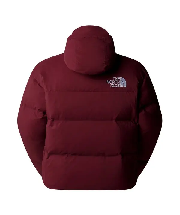 The North Face Nuptse Zipped Down Jacket With Hood - Alpine Plum